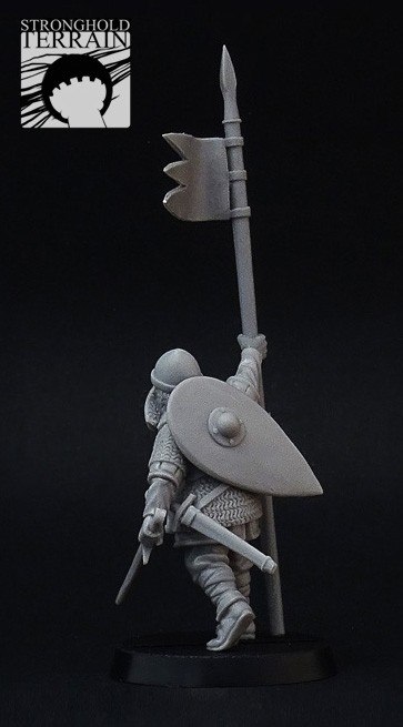 Norman/Crusader Banner Man – stronghold-terrain.de