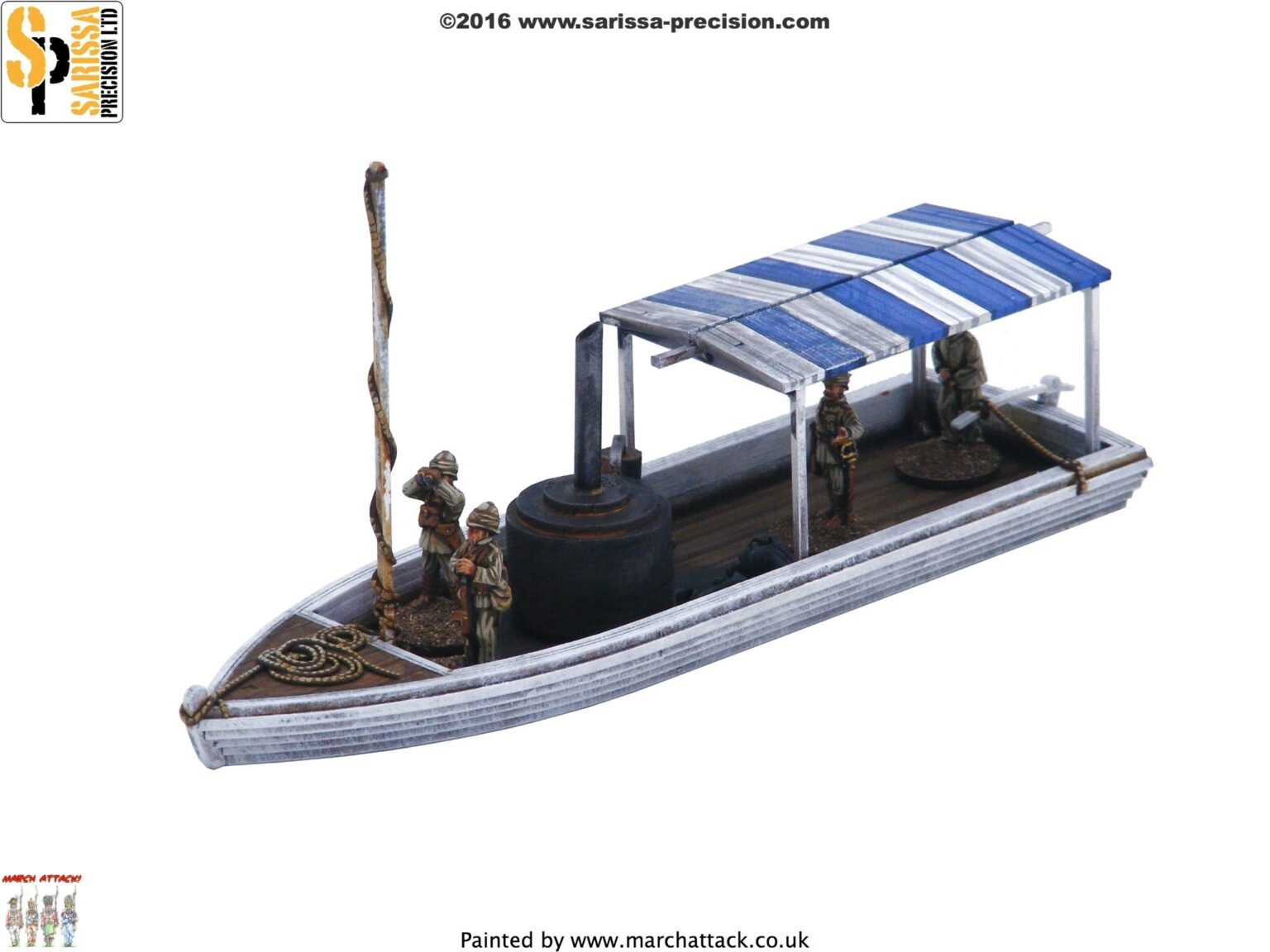 Colonial Steam Launch – Stronghold Terrain